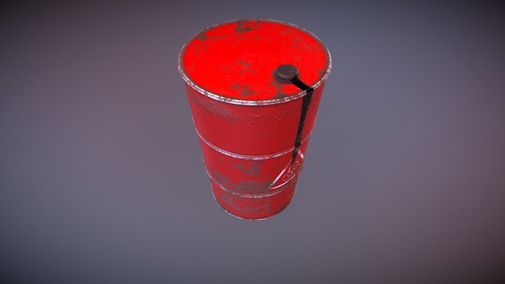 Simple Barrel - 3D model by svenythefox [f22c4d5] - Sketchfab