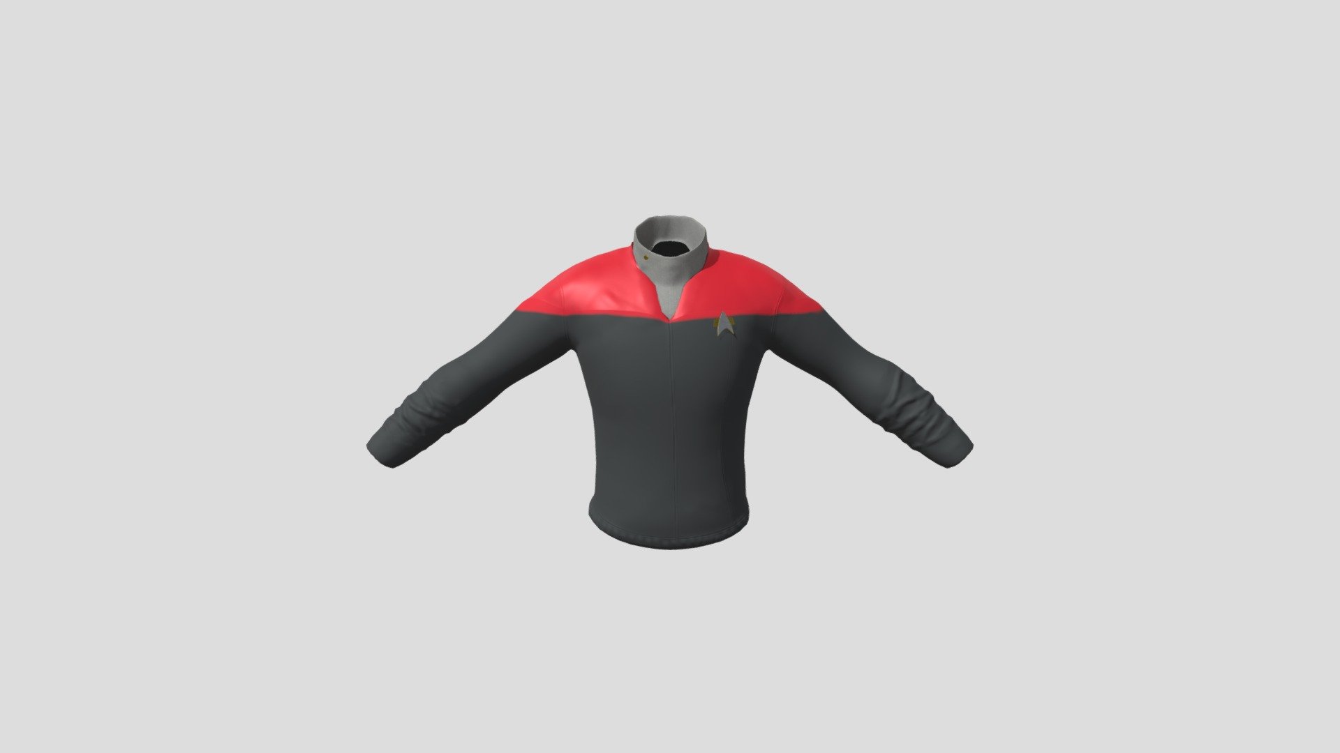 Starfleet Ensign Command Uniform Circa 2371 - 3D model by Michael Rudd ...