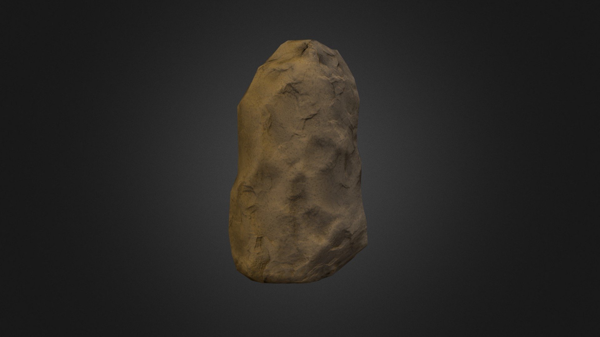 Sandy Rock - One - 3D model by sidthree16 [f22da25] - Sketchfab