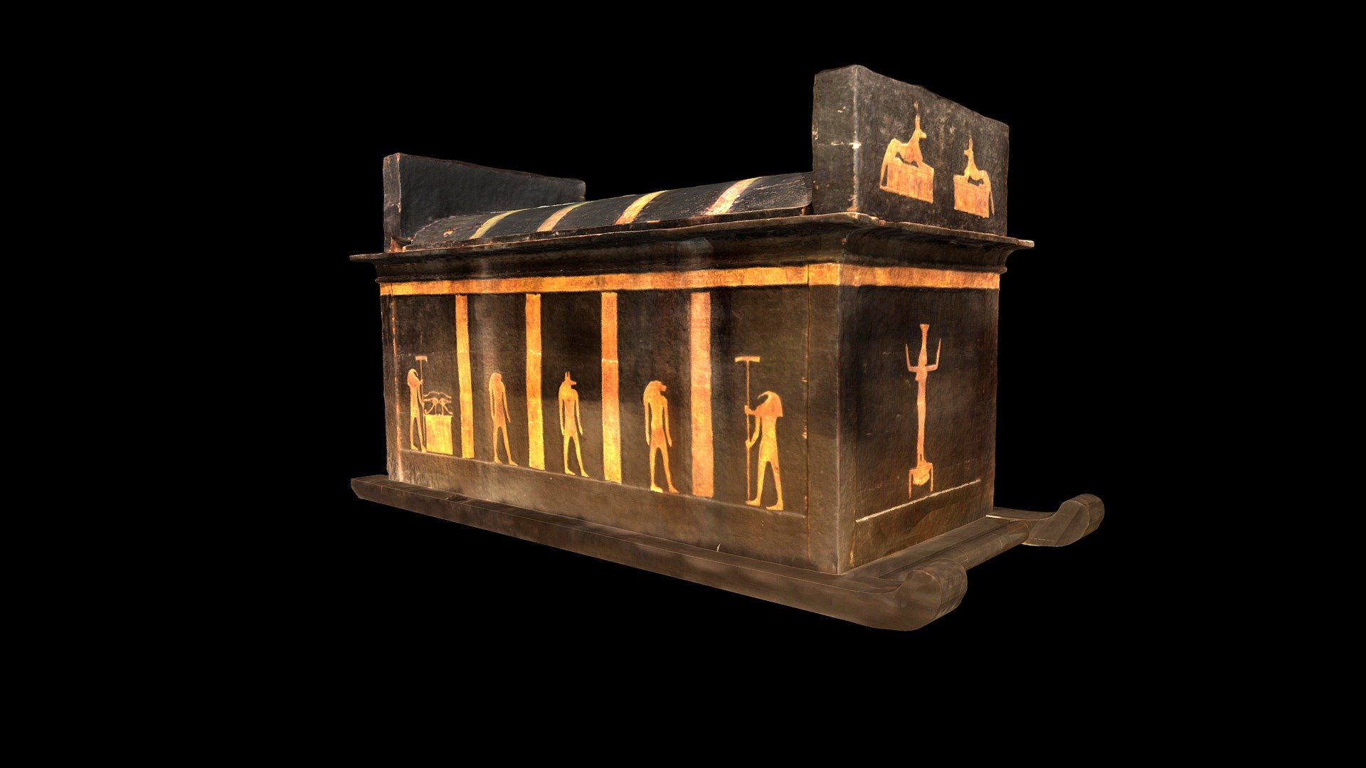 Wooden Sarcophagus of Yuya, KV46 - 3D model by danderson4 [f22ef8d ...