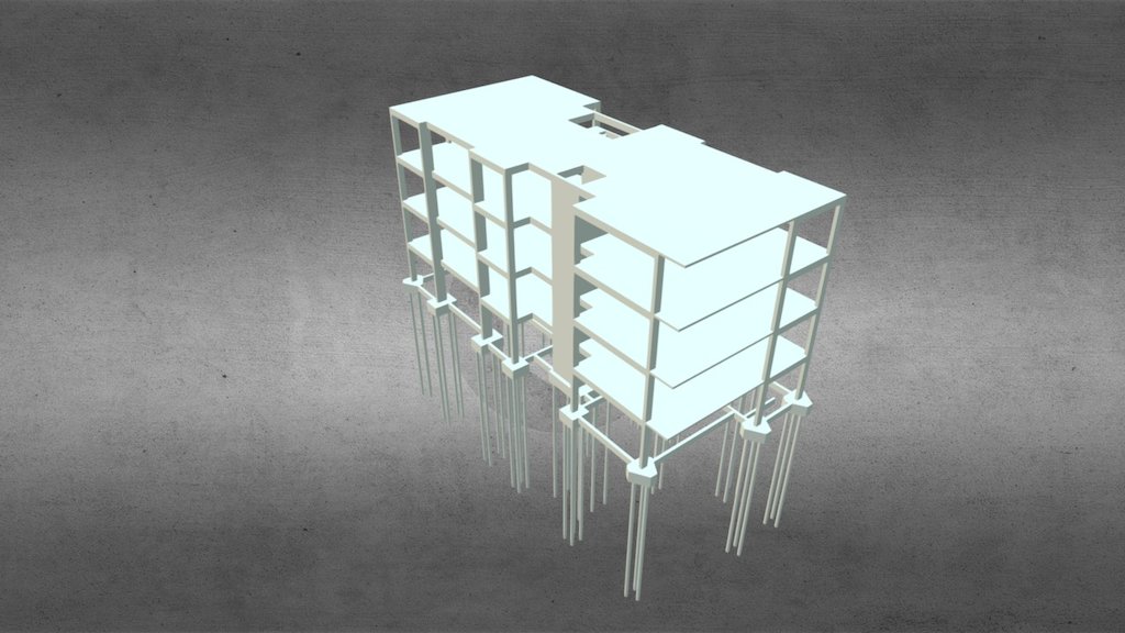 Edifício Multifamiliar - 3D model by tekhton [f22f095] - Sketchfab