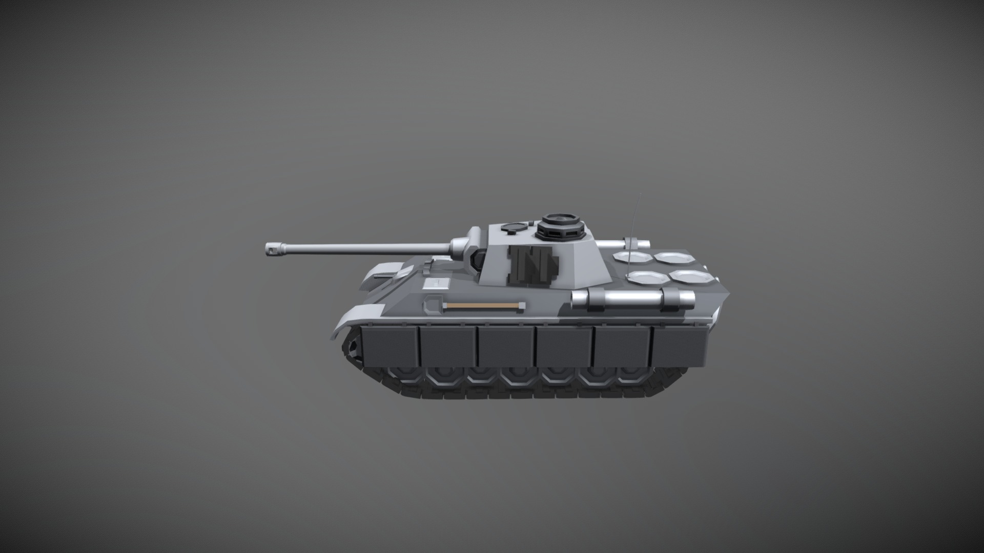 Panther Tank (V2) - 3D model by Peetman (@ProximotZE) [f22fac8] - Sketchfab