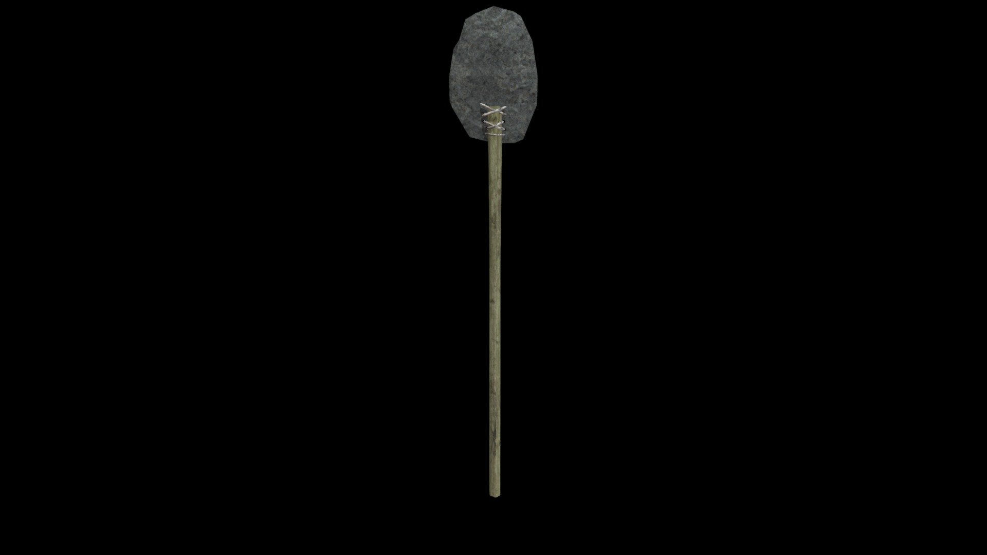 Improvised Stone Shovel - 3D model by fetzed [f22fd36] - Sketchfab
