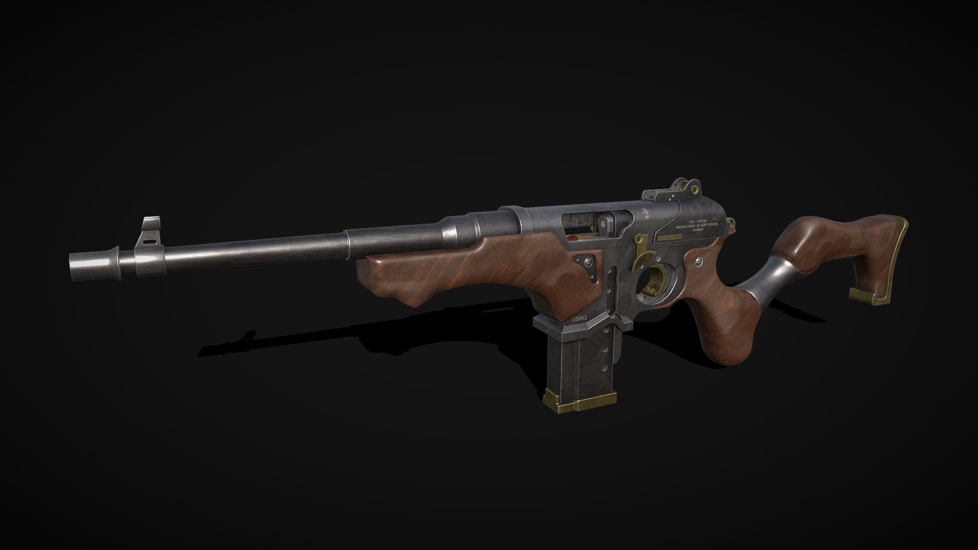 C52 carbine - Buy Royalty Free 3D model by Foxx Assets (@FoxxAssets) [f23120b] - Sketchfab Store
