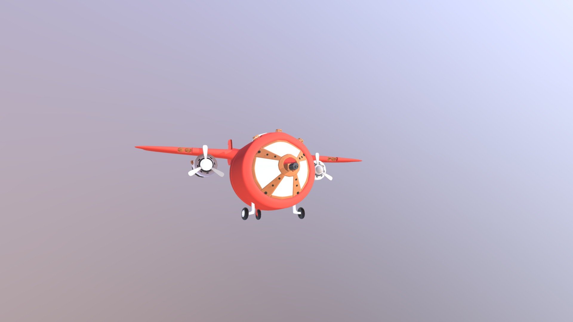 CARTOON PLANE - Download Free 3D model by icercaglar [f231947] - Sketchfab