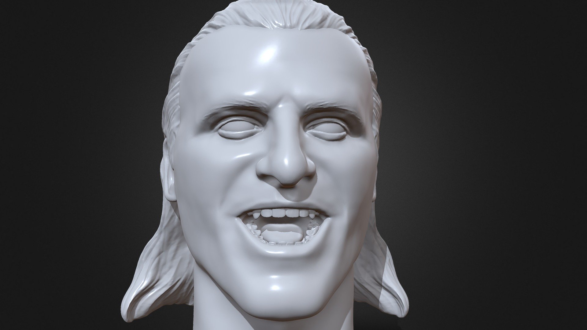 Owen Hart 3D printable portrait sculpture - Buy Royalty Free 3D model ...