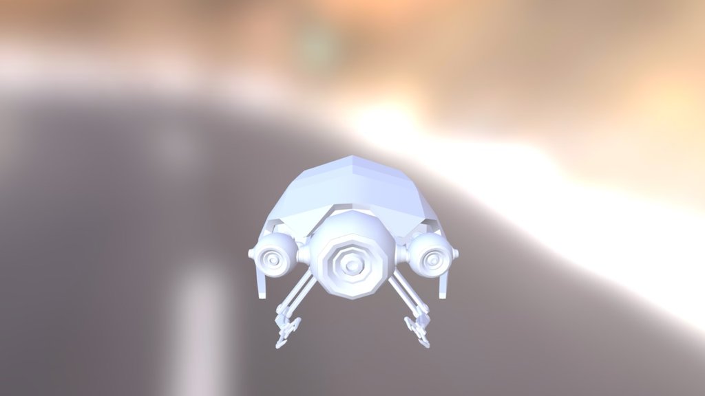 Alien_Drone_Model_LowPoly - 3D model by Cameron.Brookes [f232e06 ...