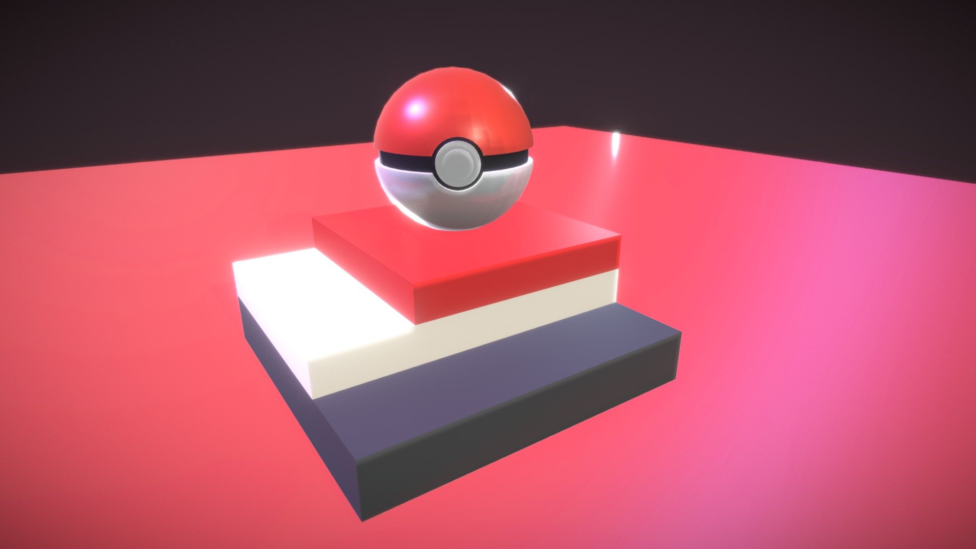 Pokeball 3d model - 3D model by BlueBend [f23305c] - Sketchfab