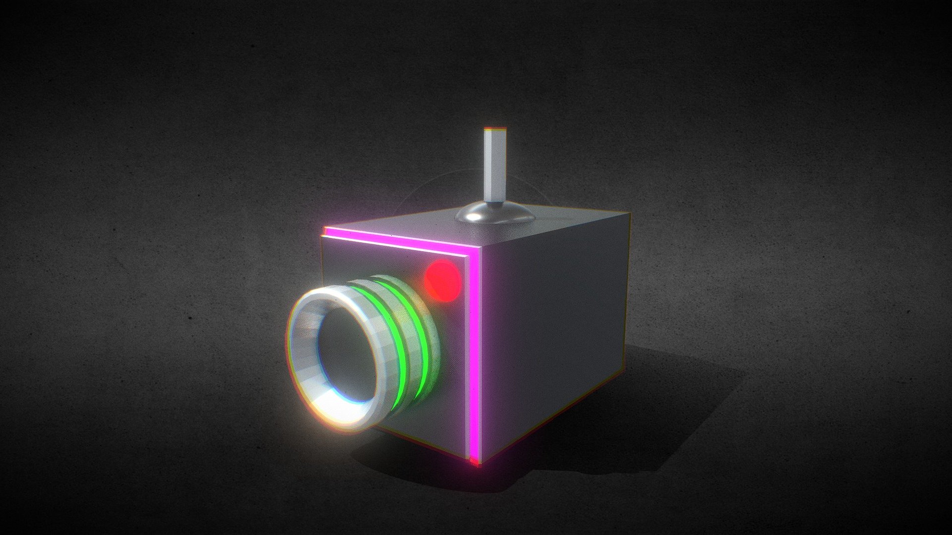 Cyberpunk Security Cam - Download Free 3D model by JackSpector_Ink ...