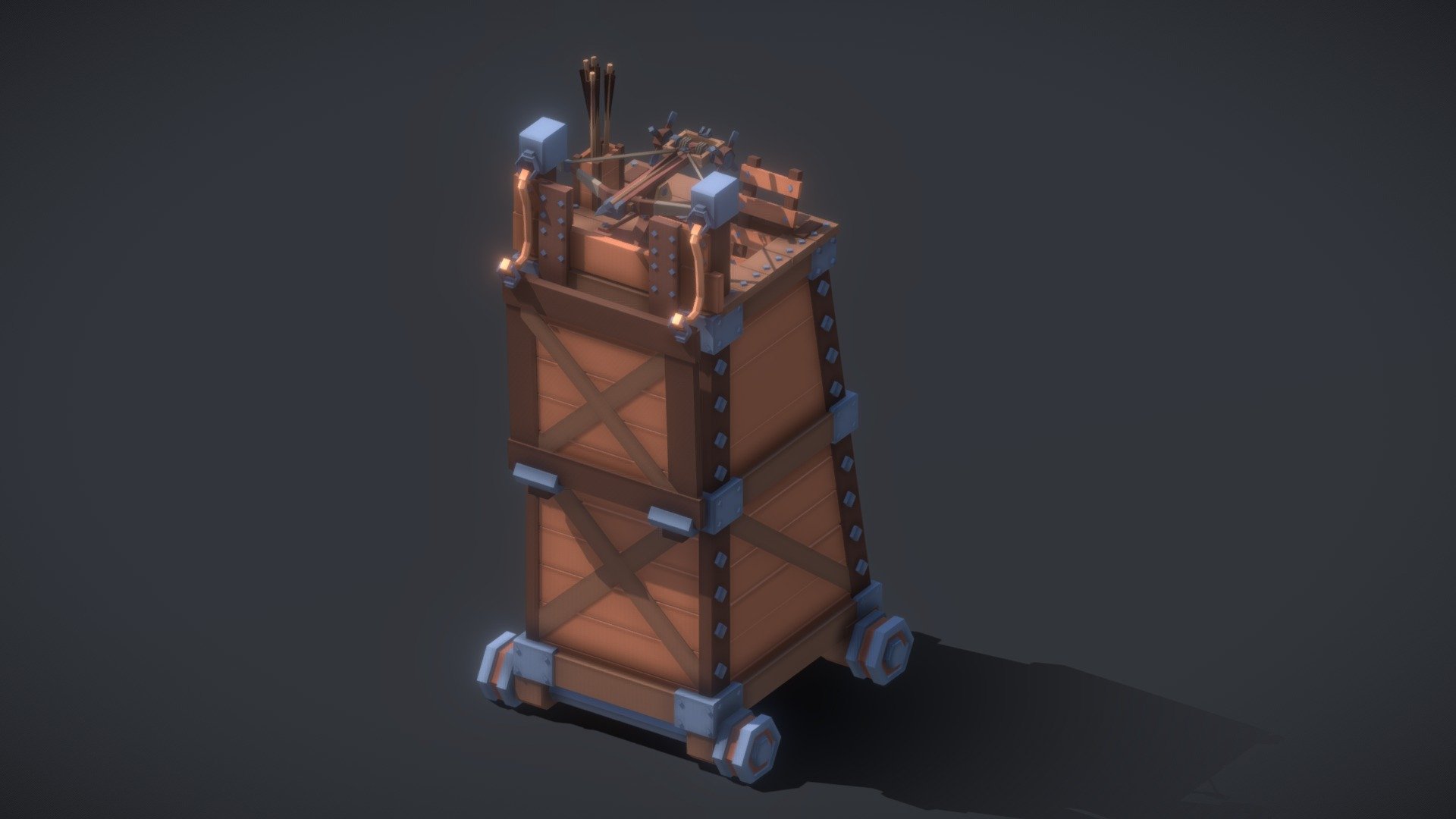 Siege Tower - Download Free 3D model by iedalton [f236393] - Sketchfab