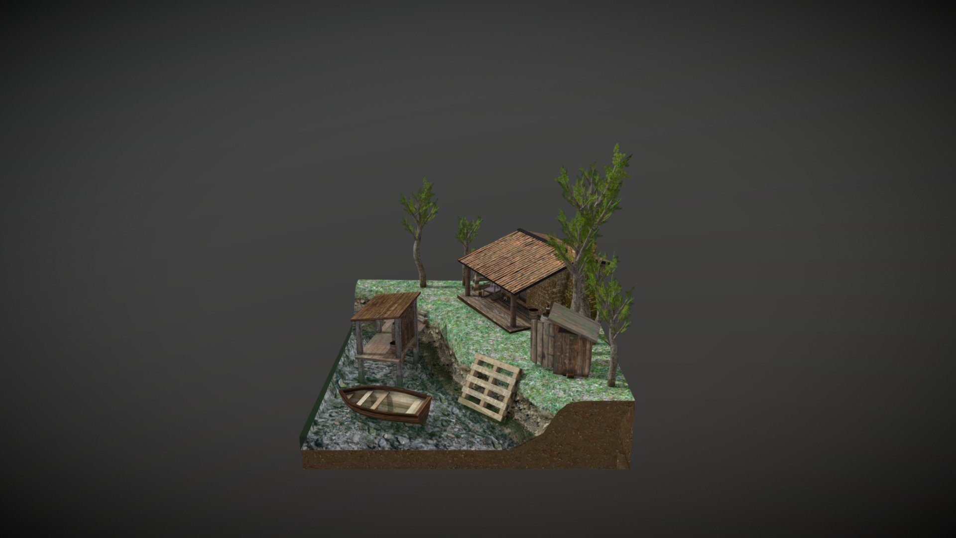 Low Poly Diorama - Download Free 3D model by svr333 [f236daa] - Sketchfab