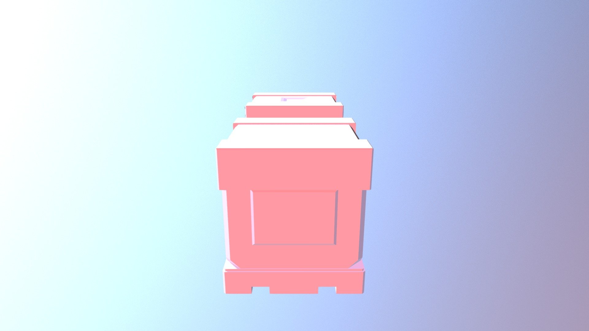 High and low boxes - 3D model by DefinitelyHuman [f23723e] - Sketchfab