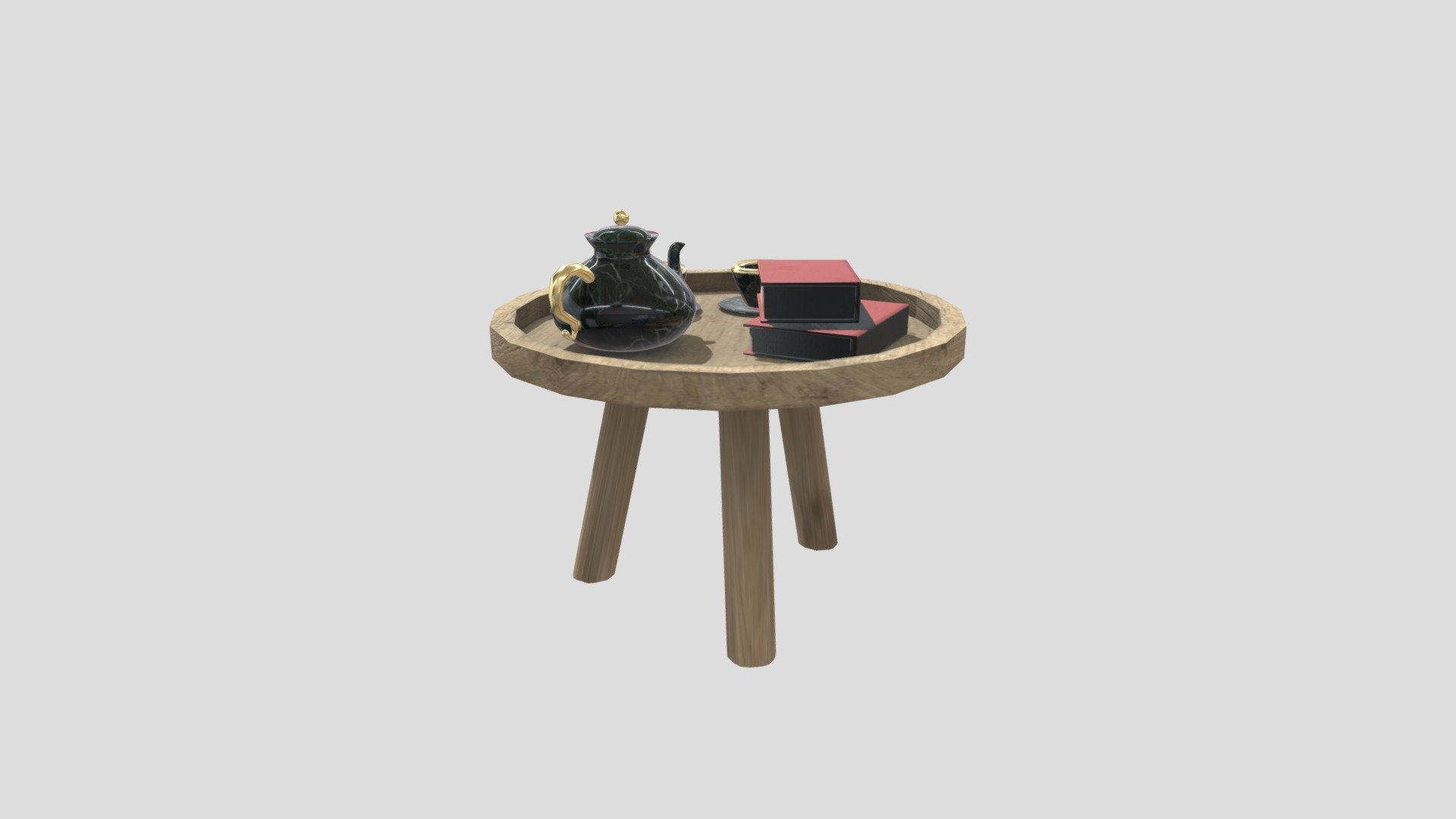 Round Table - 3D model by ChngYaXuanRenee [f2381e4] - Sketchfab