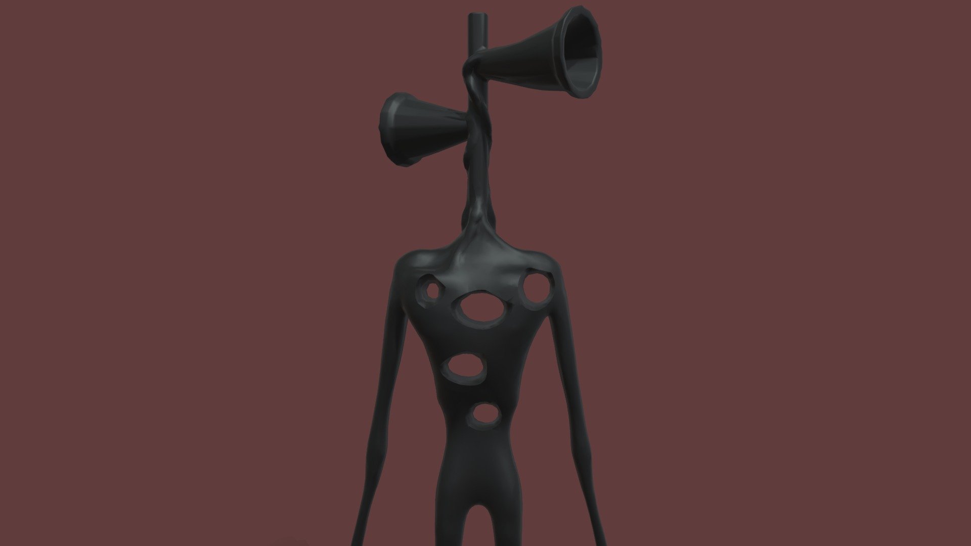 Shadow Siren Head Horror Skunx - Download Free 3D model by Poopo192 🎃👻 ...