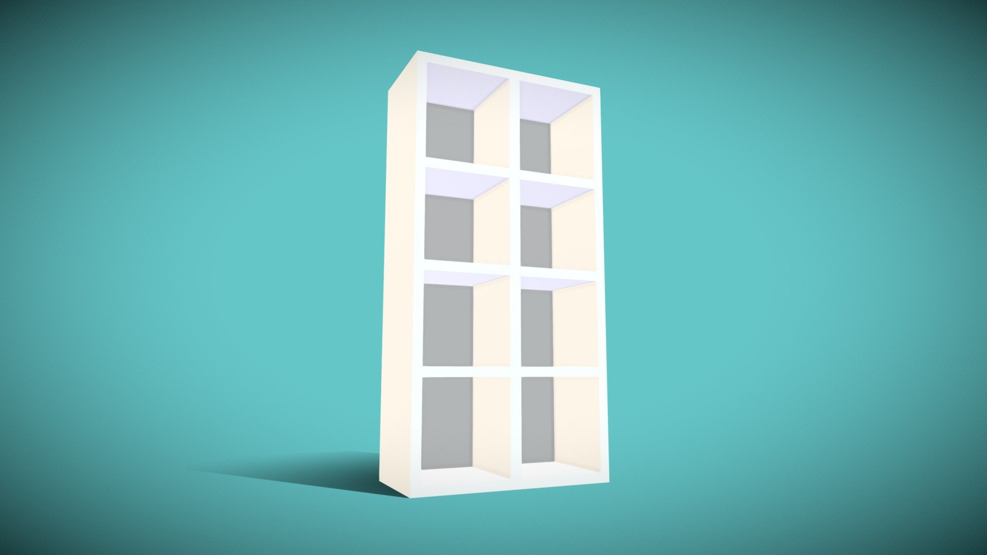 LP Furniture - Cube Shelf - Tall - Download Free 3D model by c0ntra5t ...