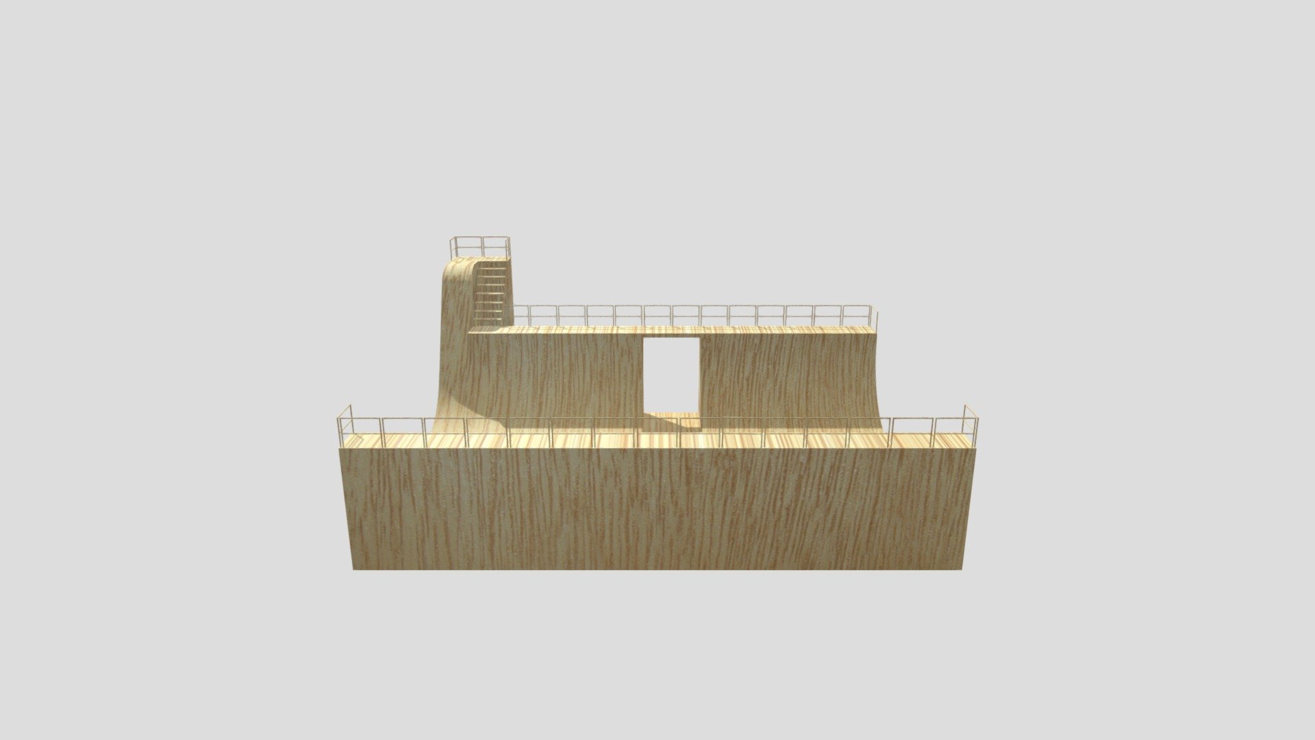 Tony_Hawk_Textured-Ramp - 3D model by CB158 [f23d66c] - Sketchfab
