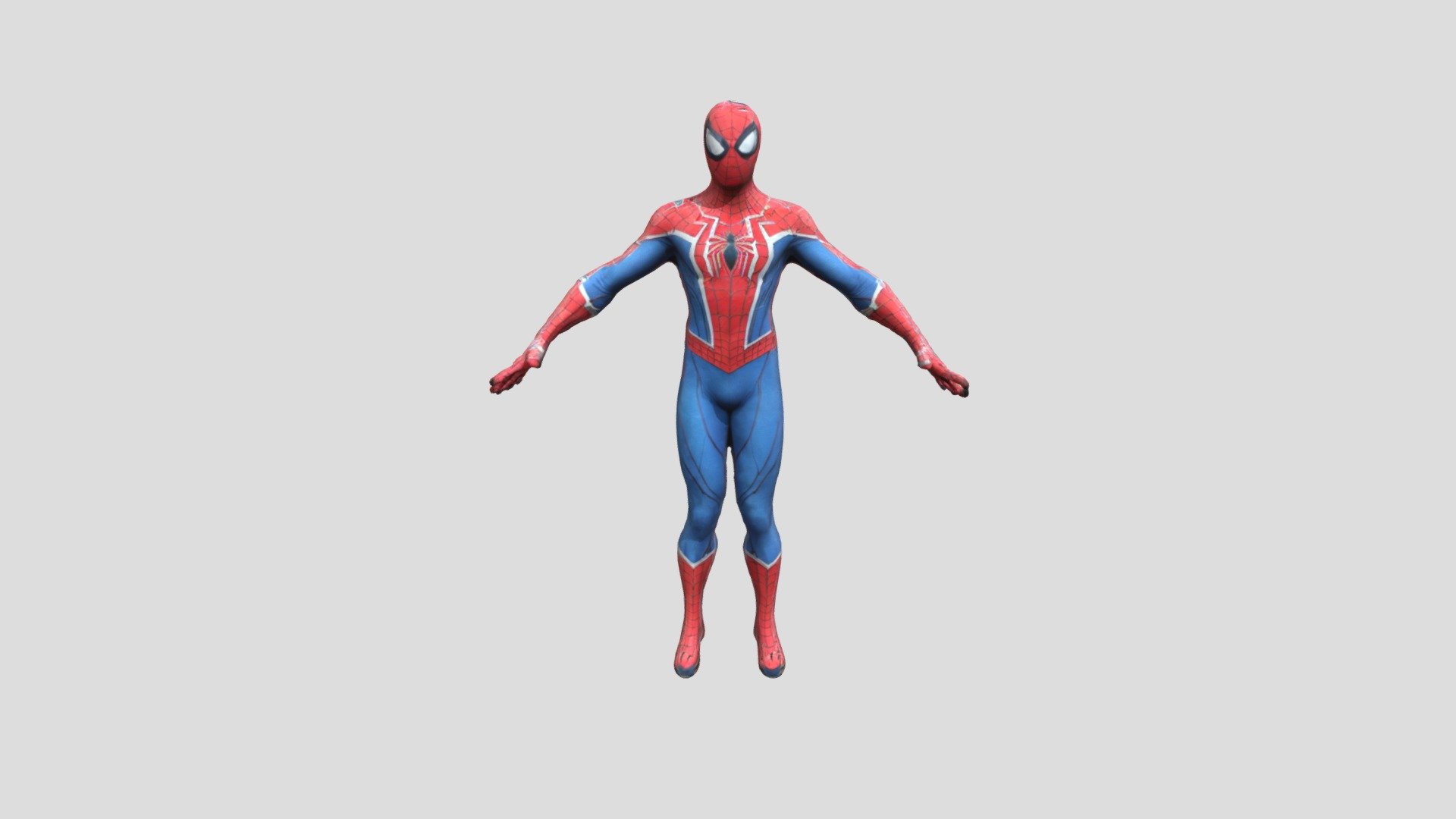 Spiderman Full Body - Not Animated - Suit - Download Free 3D model by ...
