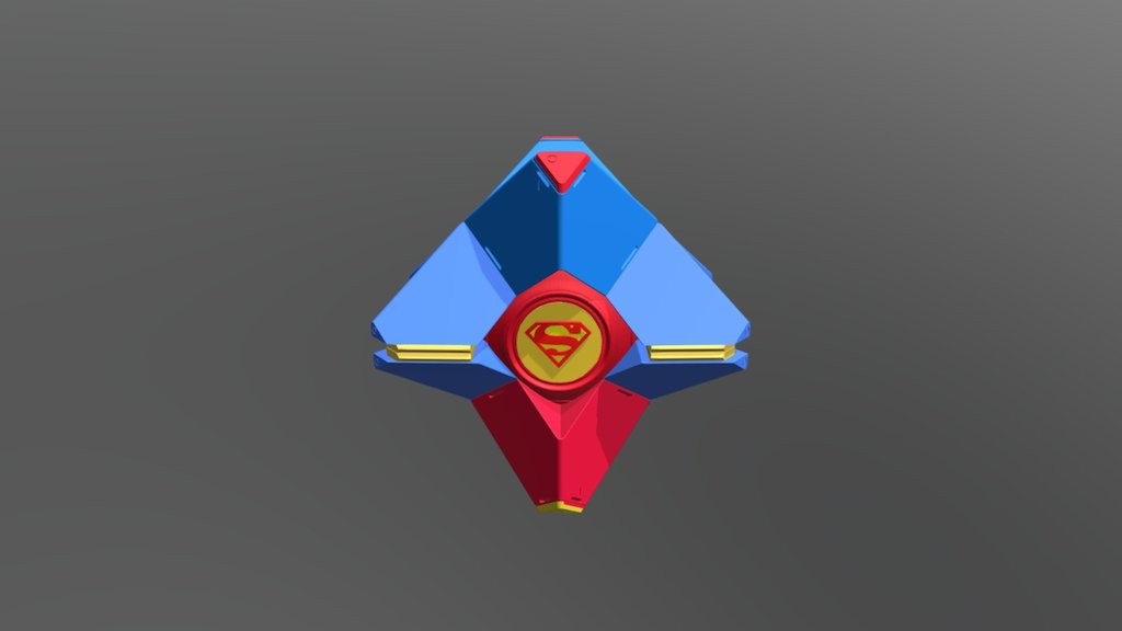 Superman Ghost - 3D model by Think Awesome (@kevin.walls83) [f23ea44 ...