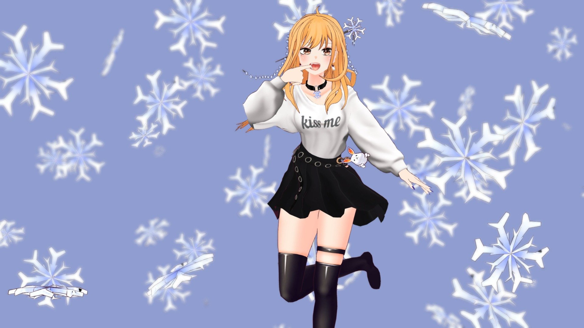 Avatar with ARKit for Snezhnaya (Vtuber) - 3D model by nyanwake [f23f87b] - Sketchfab