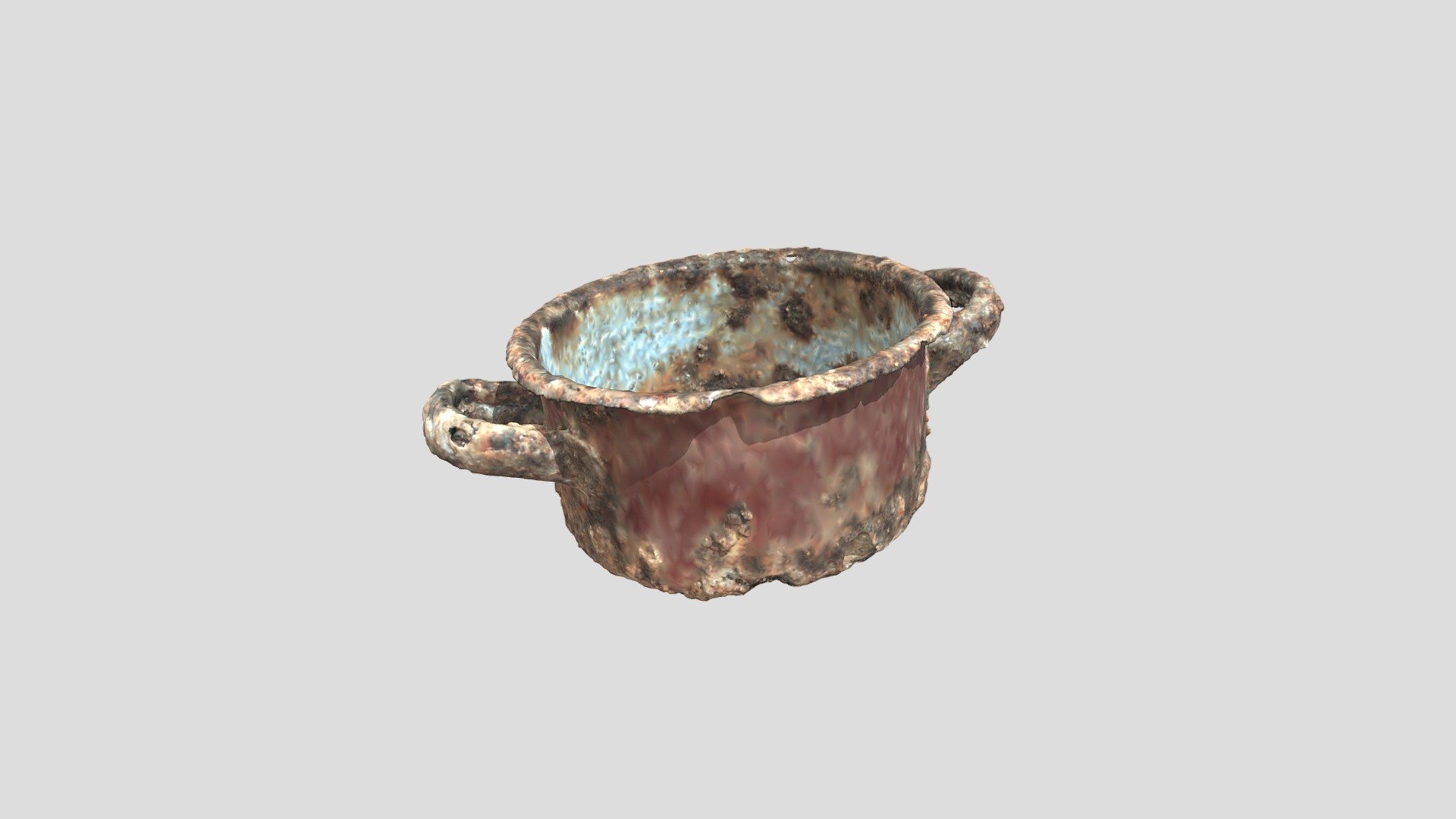 Treblinka 2017, Two Handled Pan - Download Free 3D model by Centre-of ...