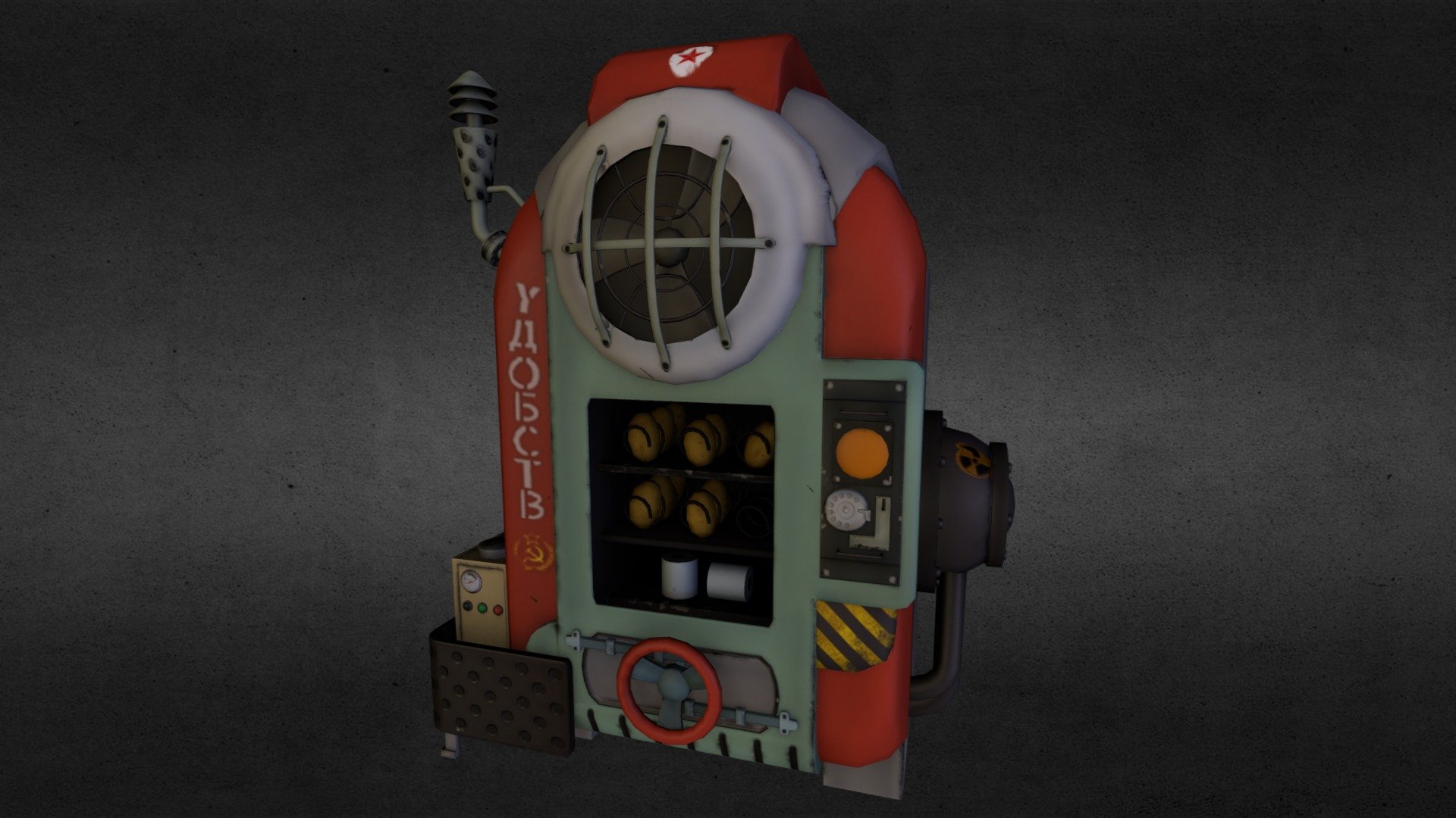 Soviet Vending Machine - 3D model by micaela_holmes3d [f243aa9] - Sketchfab