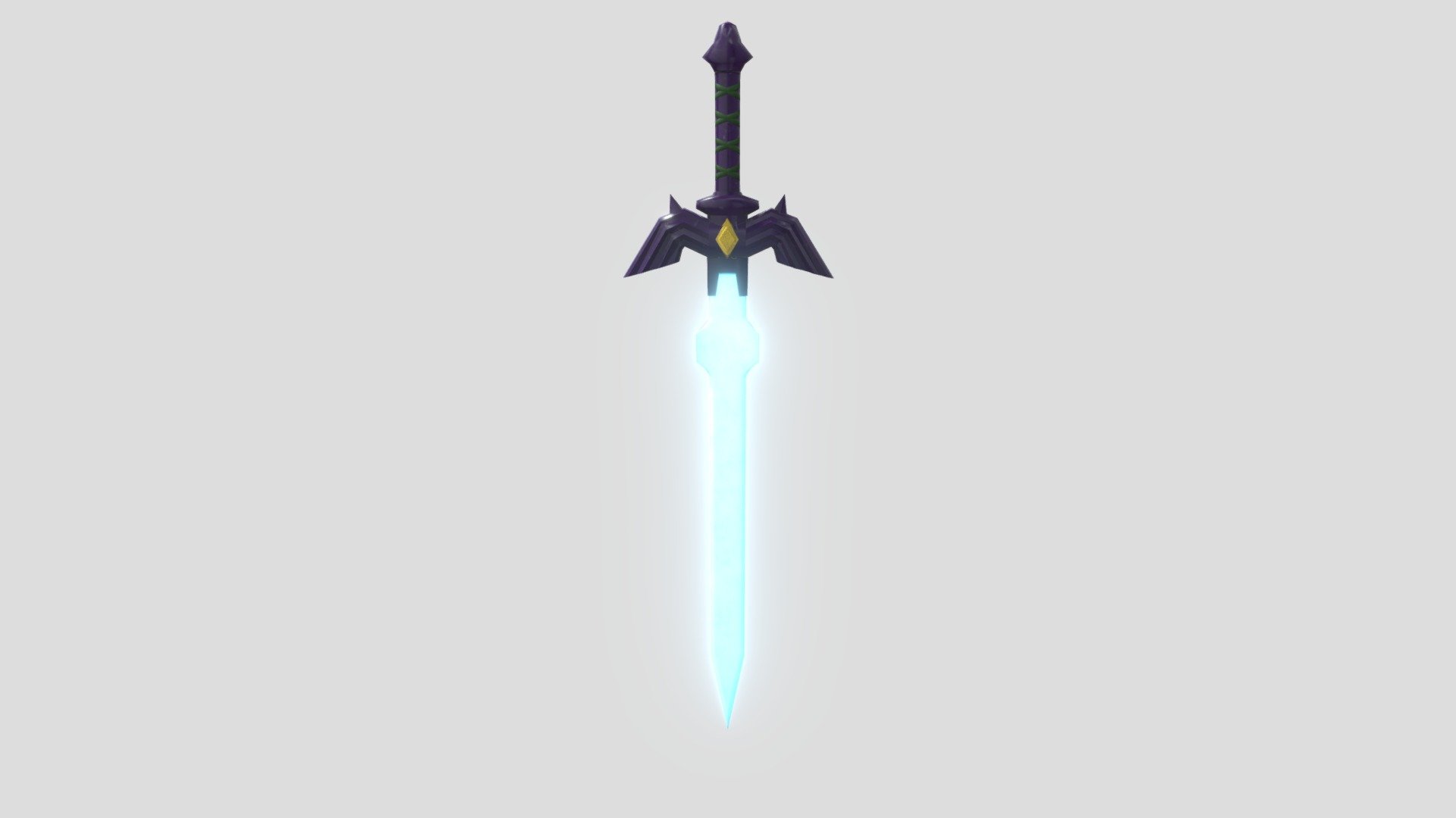 Low Poly Master Sword - Textured - 3D model by captaincolenew [f2451d9 ...