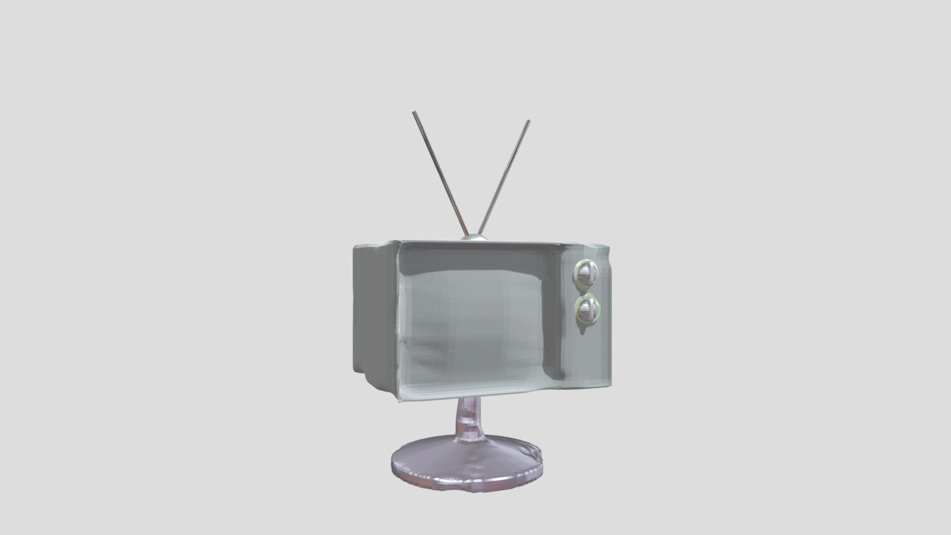 Old TV - Download Free 3D model by jyoni [f245dd2] - Sketchfab