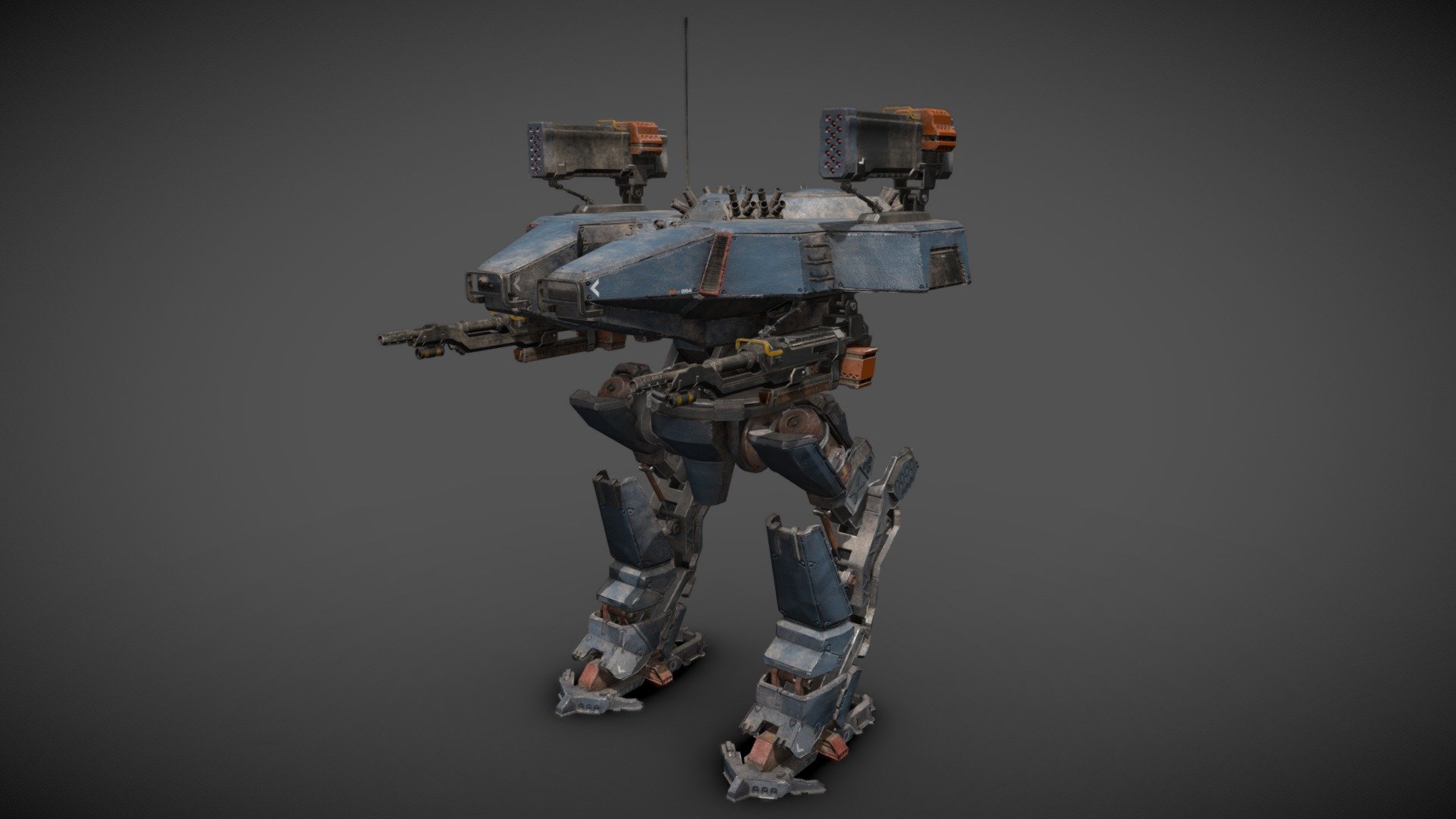Mechanised Warfare Platform - Eclipse - 3D model by Mike Farrant ...