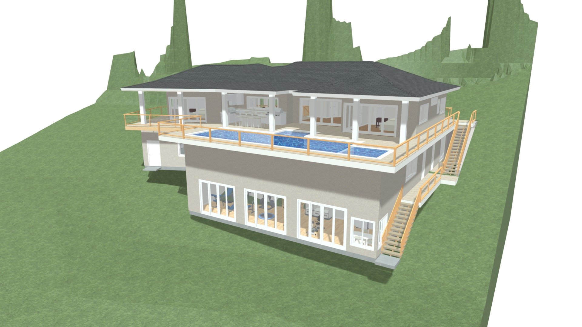 e-2 KOOLE 5147 MAKENA RD - PRELIM PLAN - 3D model by Pro Draft, Inc. (@prodraft) [f246662 ...