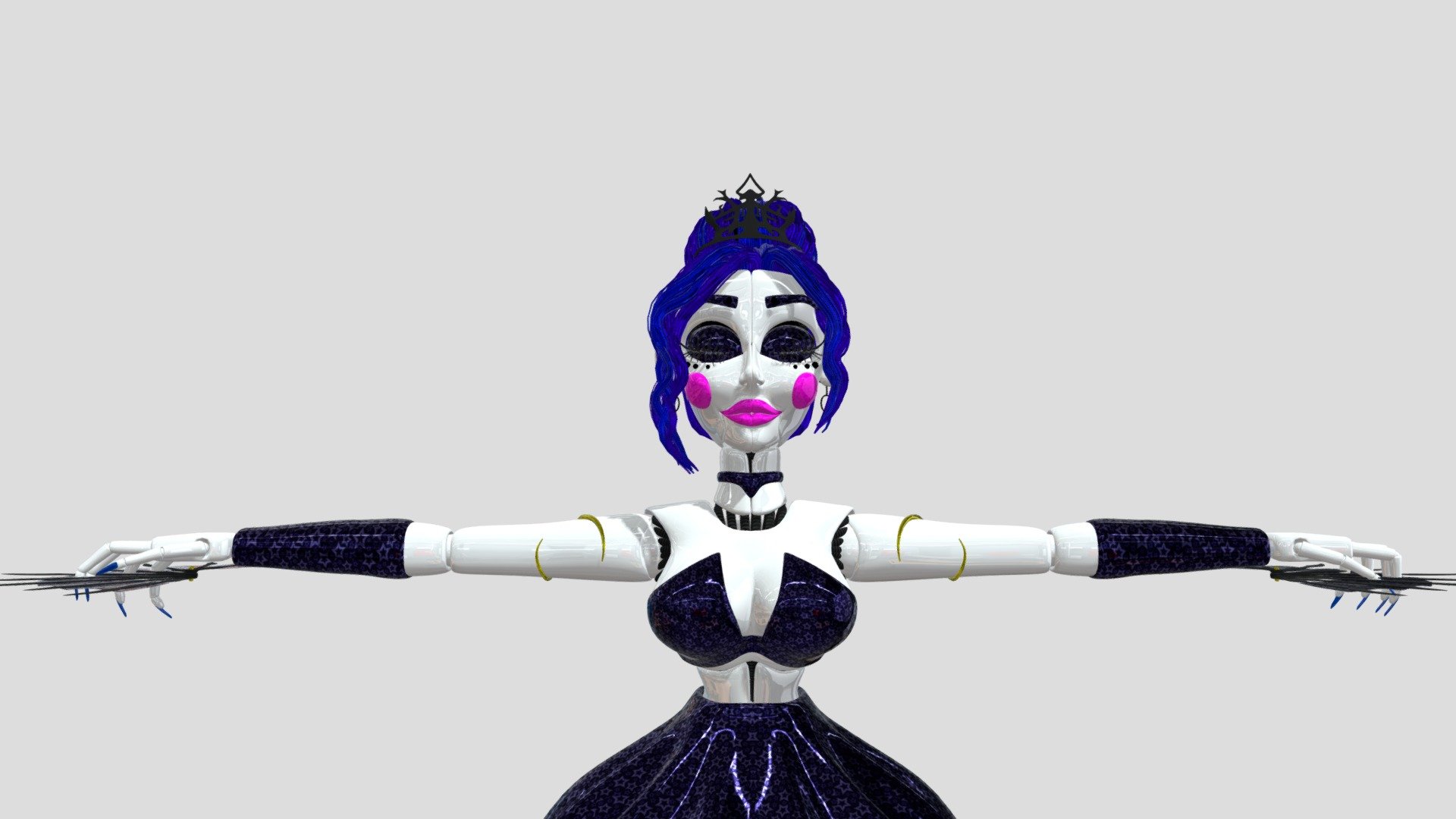 Ballora stylized v2 - Download Free 3D model by puploora (@jamie.t.wise ...