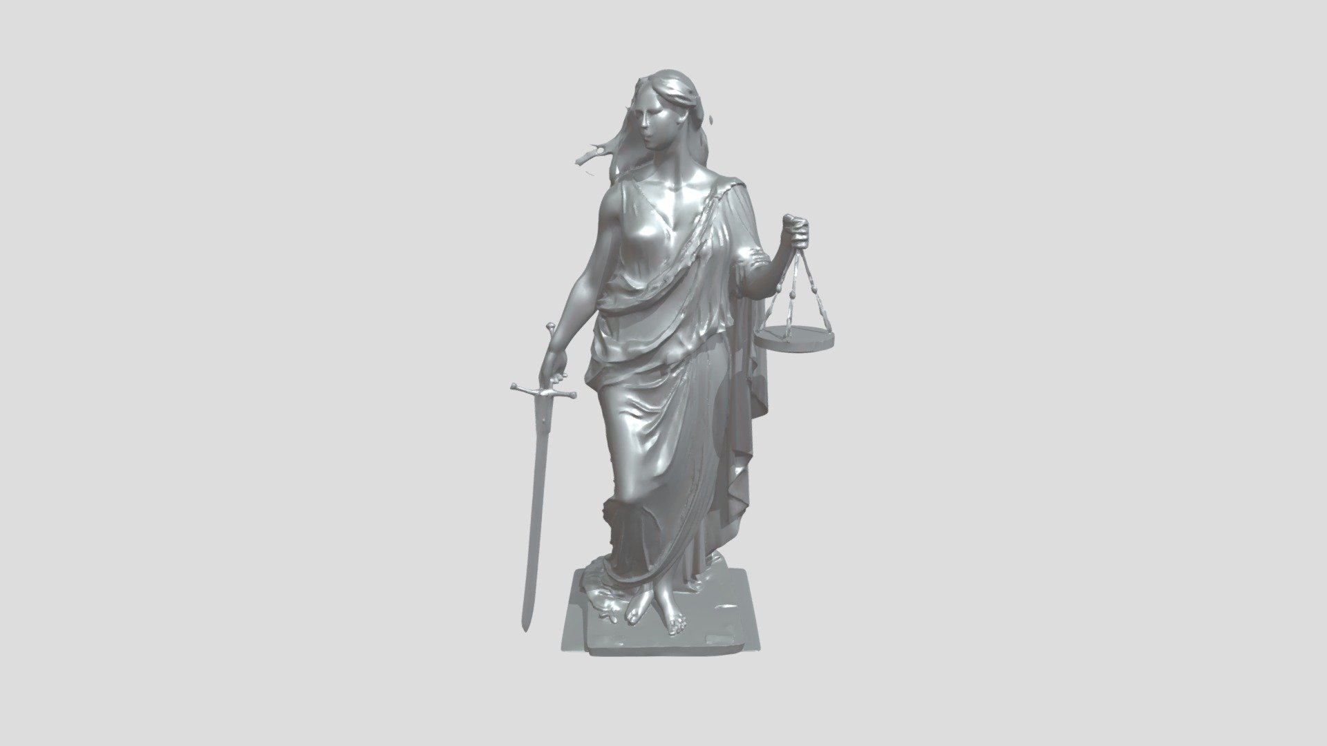 Lady Justice Sketchfab