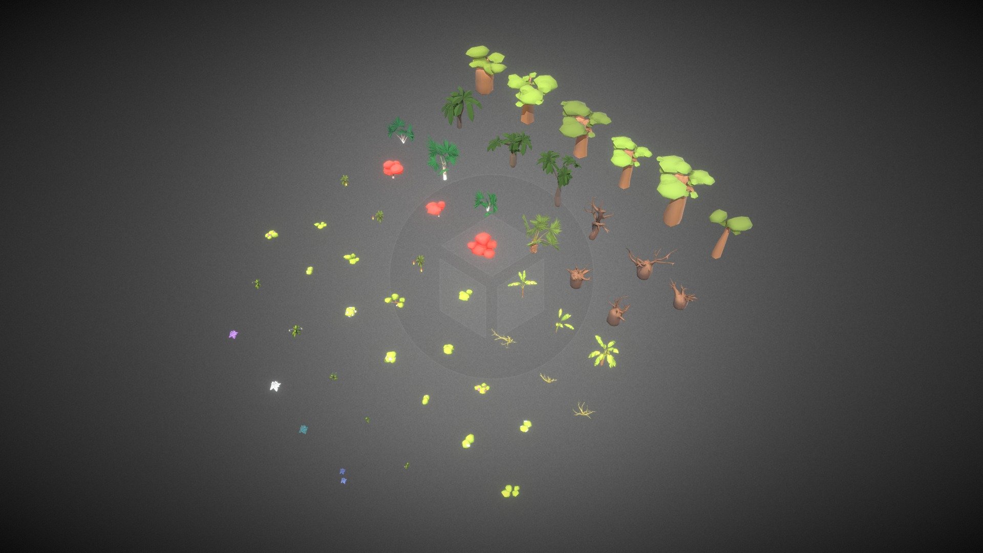 Nature Asset Pack | Madagascar - 3D model by Low Poly Models ...