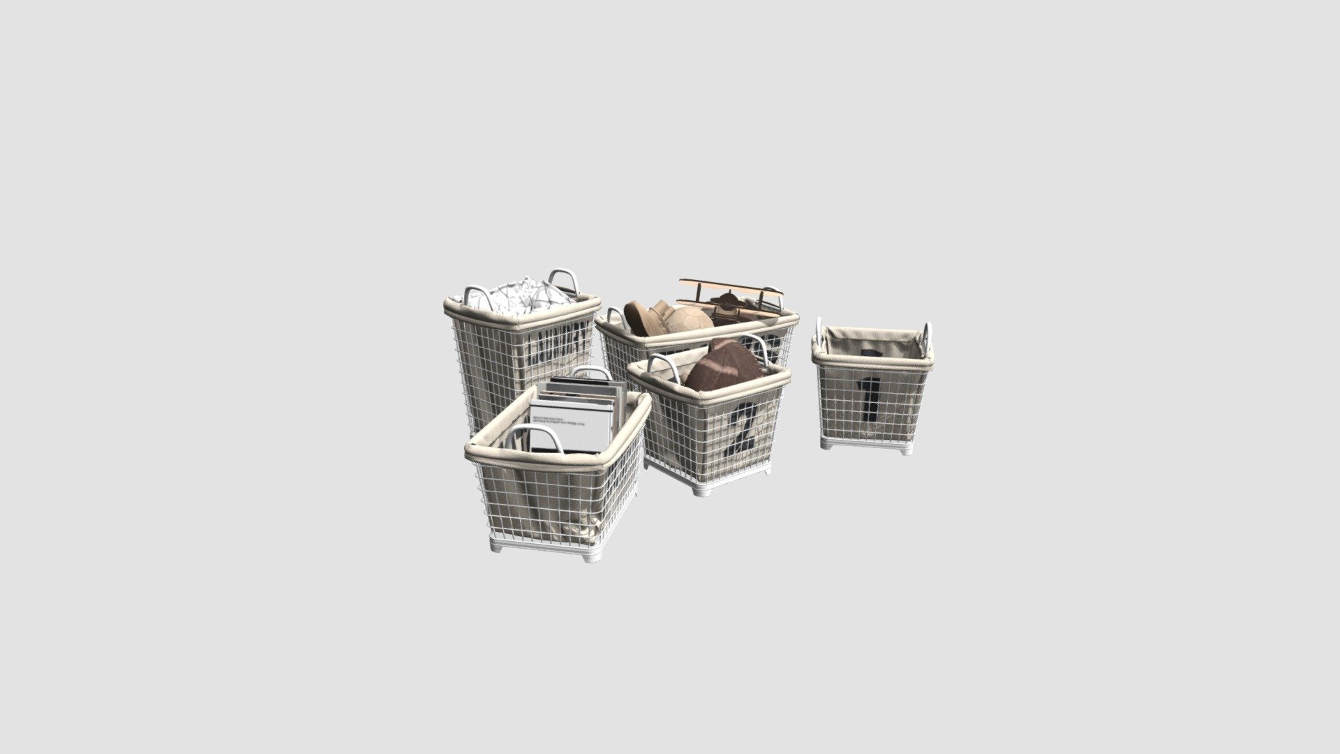 baby bedroom props - Buy Royalty Free 3D model by Evermotion [f24e83d ...