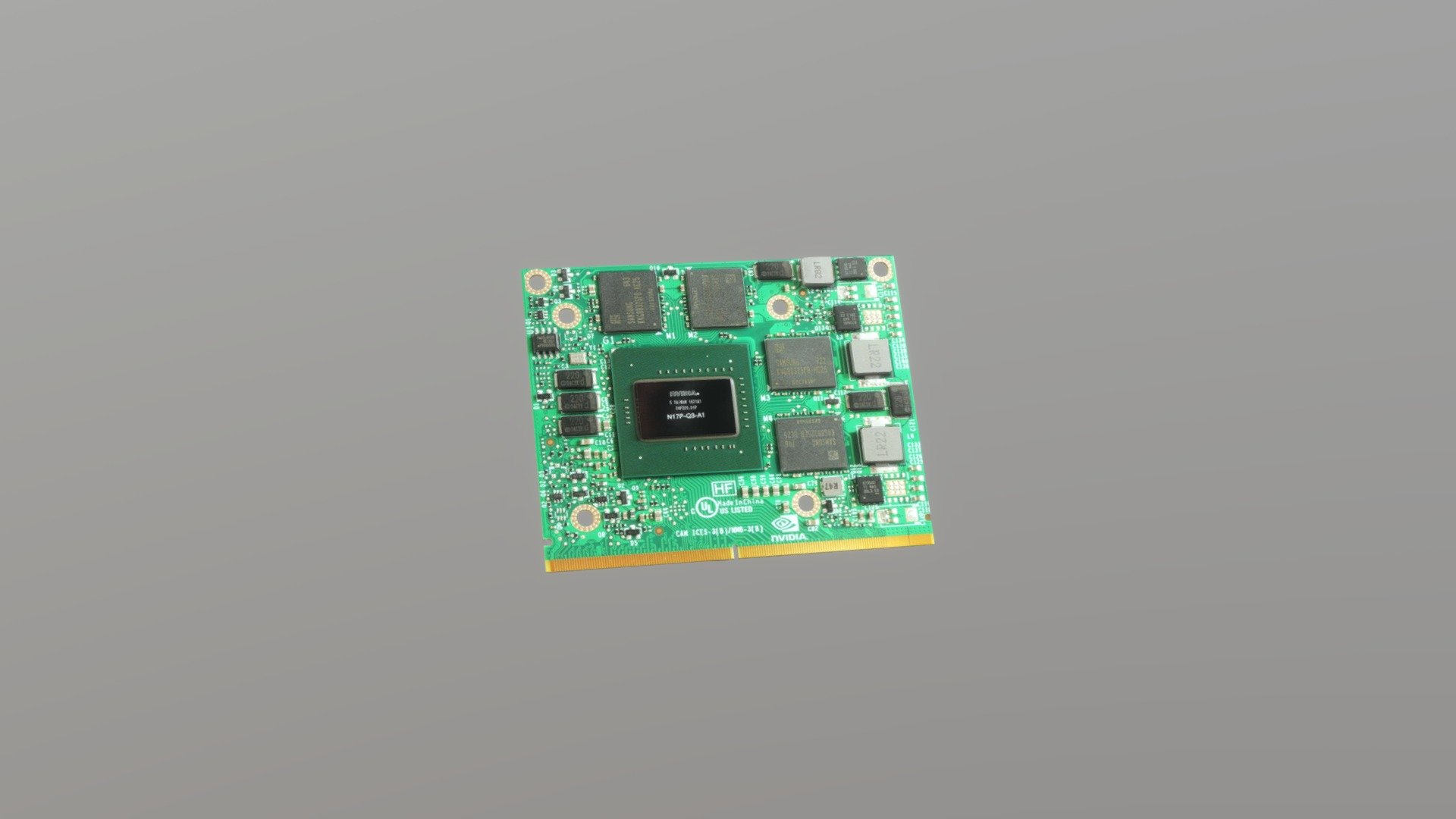 Nvidia Quadro M2200 Mobile GPU Low-Poly - 3D model by quasplashipu ...