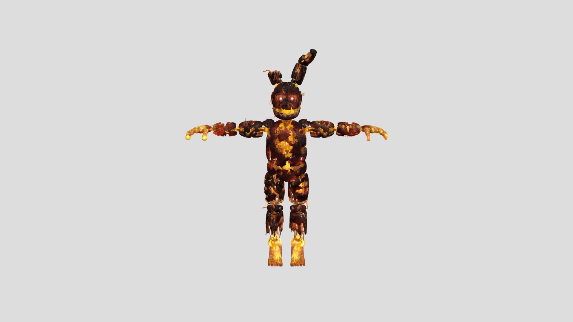 FNAF AR Flaming Springtrap - Download Free 3D model by Pavluha ...