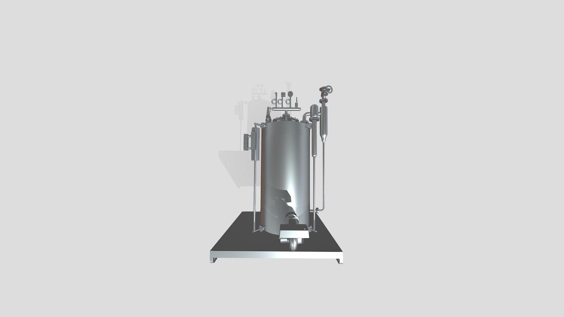 Once Through Boiler Model ( Model : CWT ) - 3D model by Thanaphon ...
