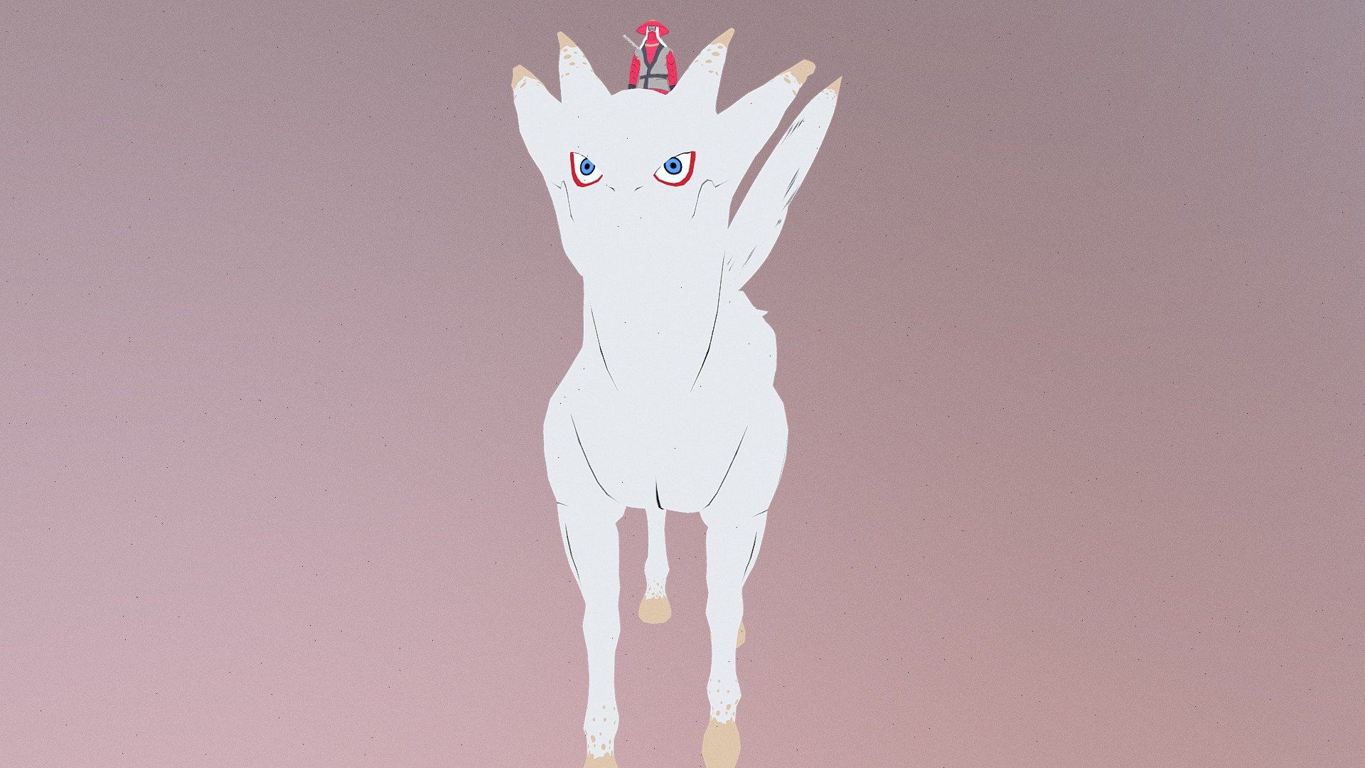 HAN & KOKOU five tails jinjuriki - 3D model by Hanna Maj Picsio ...