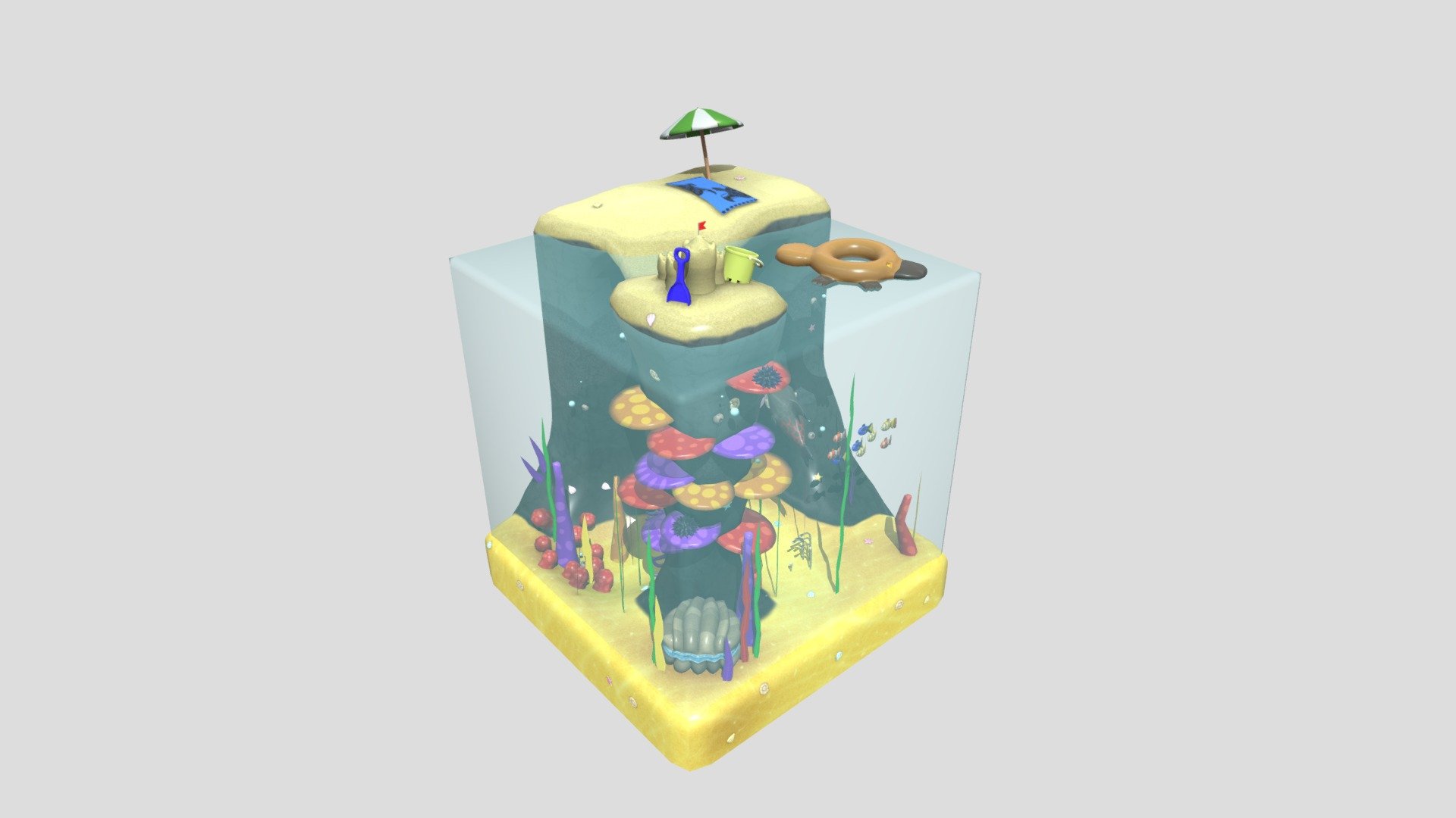 Under The Sea - 3D model by Xnaut (@Xnautt) [f2531b2] - Sketchfab