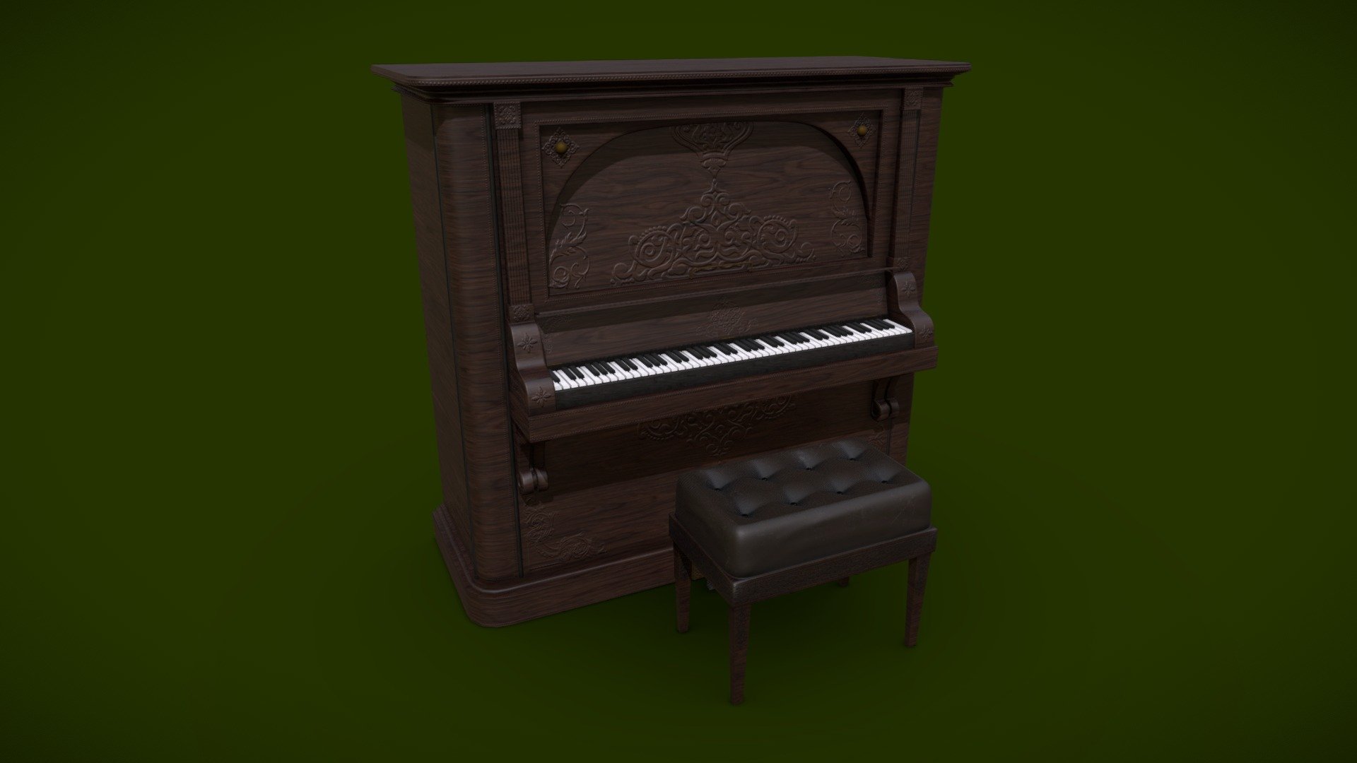 Classic Piano - Buy Royalty Free 3D model by Robert Raicea (@Robert ...
