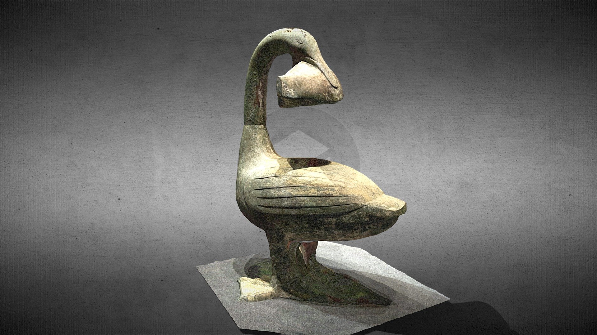 Goose-shaped copper lamp - 3D model by Tigershill (@tigerofchen ...