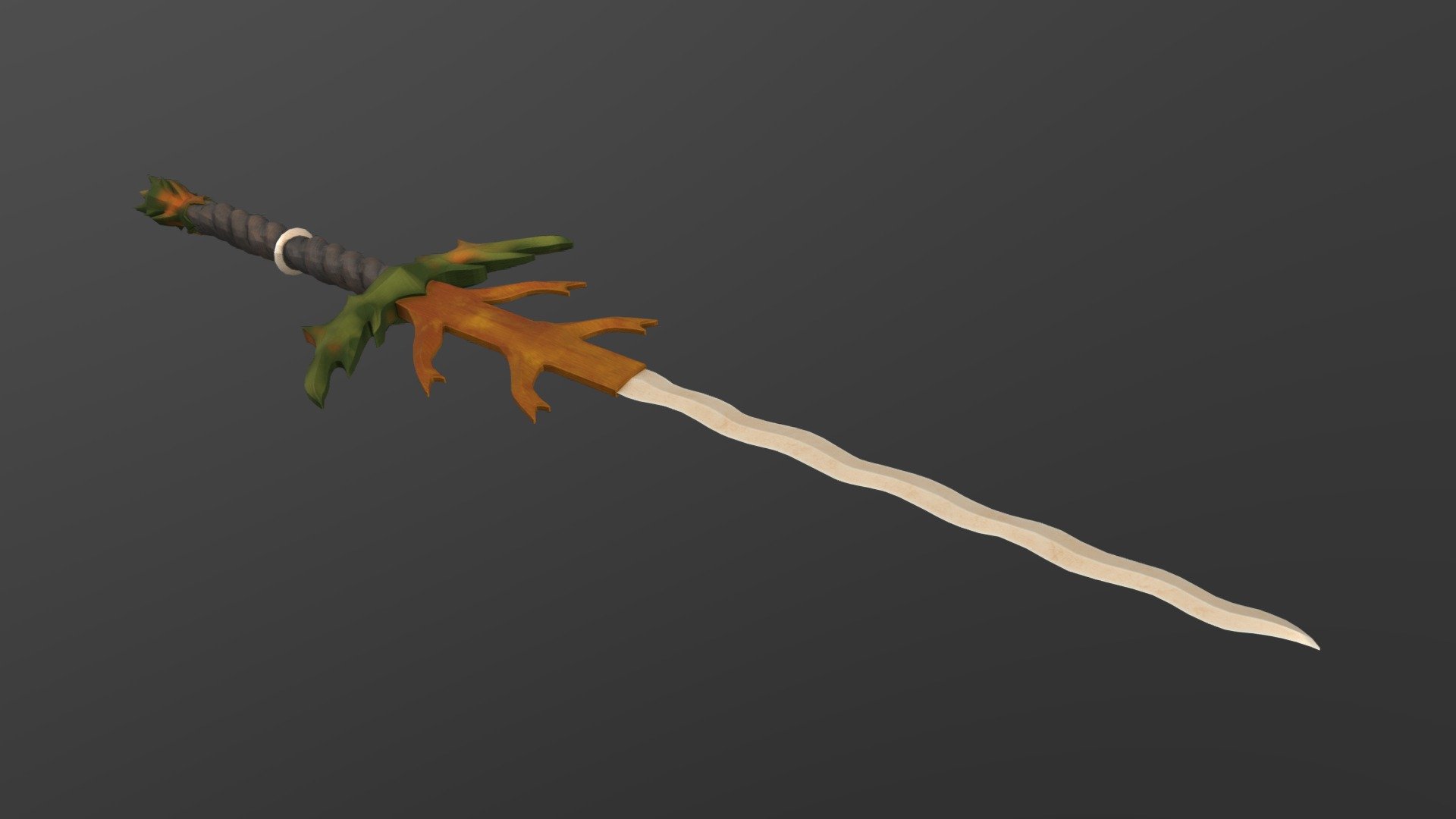 Fantasy Flamberge - 3D model by LordFatherDan [f25661e] - Sketchfab