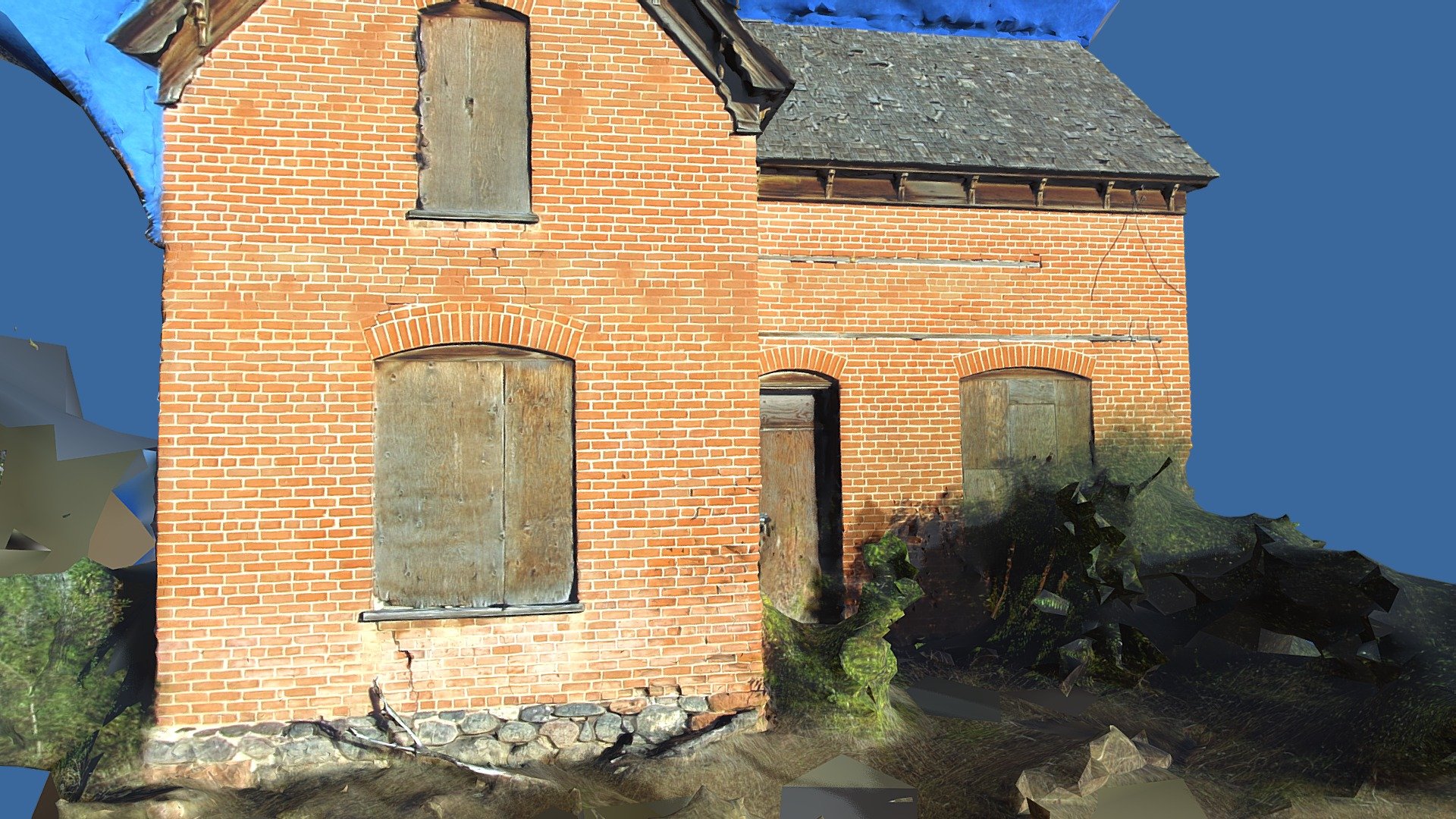 Old Brick House - 3D model by John Toeppen (@toeppen) [f256722] - Sketchfab