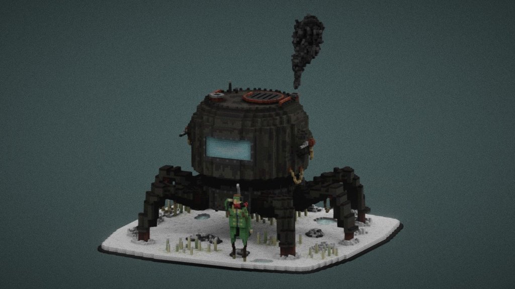 Steam mech - 3D model by Duneholy [f256be2] - Sketchfab