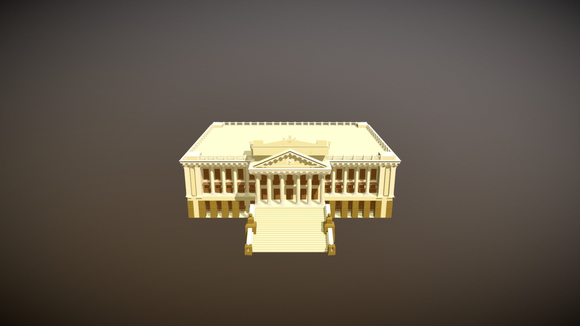 Sri Lanka's Old Parliament Building - 3D model by Tio ...
