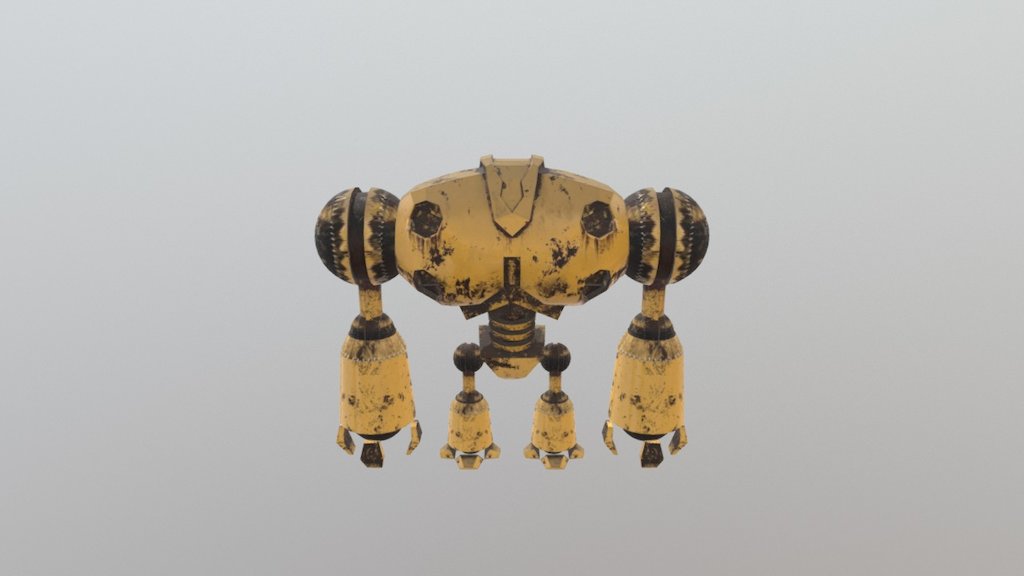 Robot With Textures - 3D model by Nat (@natwright) [f259252] - Sketchfab
