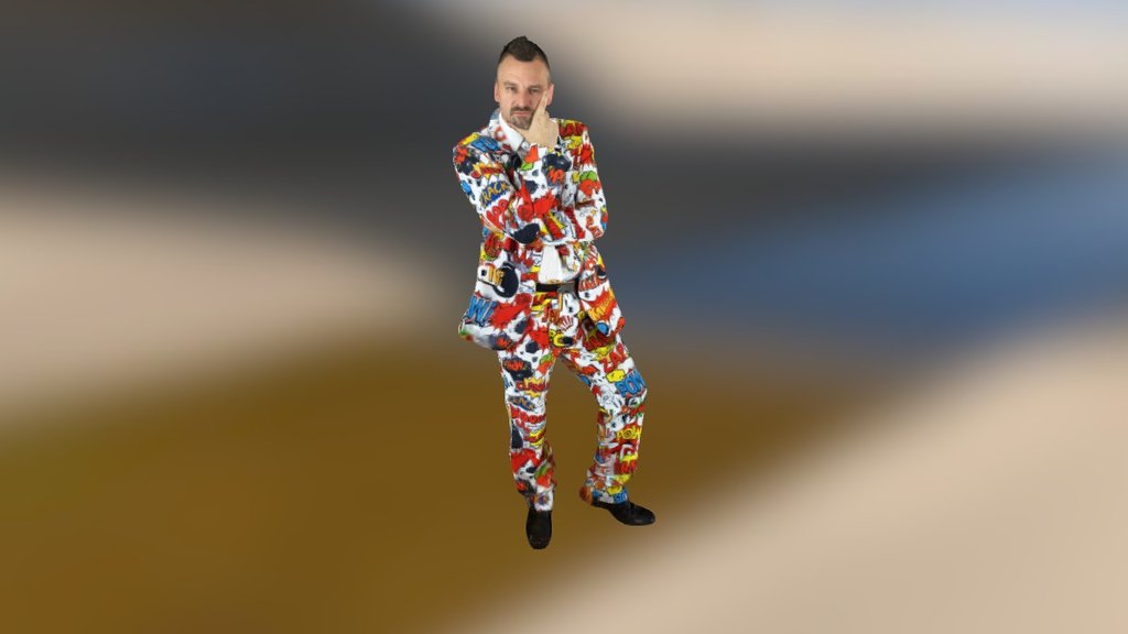 comic suit - 3D model by ELAT3D [f2595c2] - Sketchfab