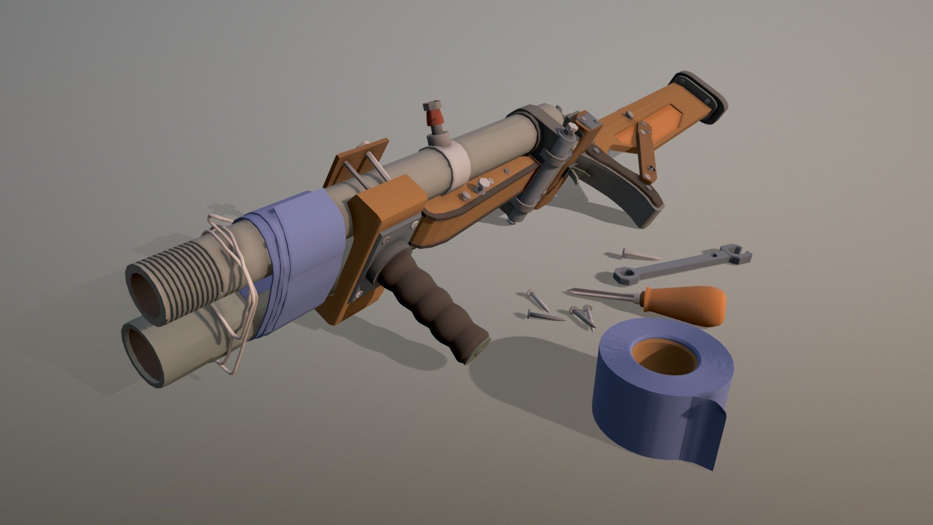 HandMade Shotgun - Download Free 3D model by jonardkab [f2597b9 ...