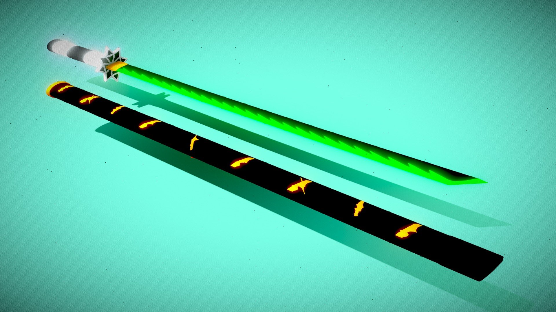 Sanemi Sword - Buy Royalty Free 3D model by DARKLORD (@DARK_2LORD2 ...