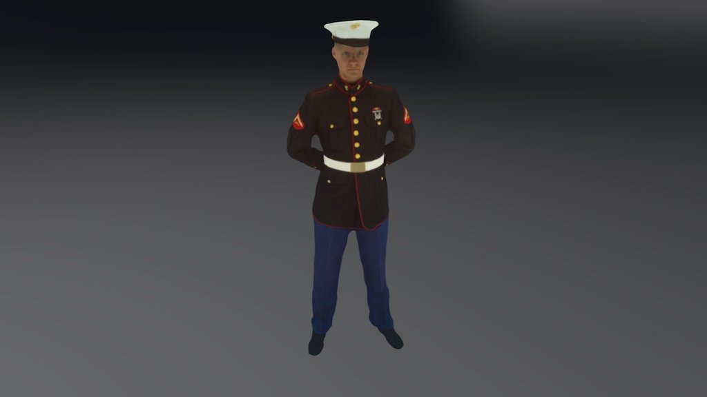 MARINE - Download Free 3D model by The3DPortraitStudios [f25cf51 ...