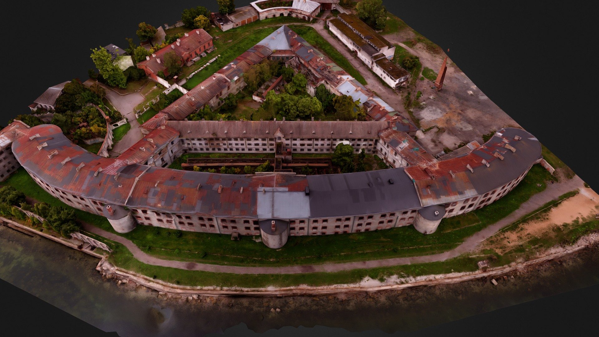 Patarei merekindlus (Patarei Vangla) - 3D model by 3Di (@3Dinformation ...